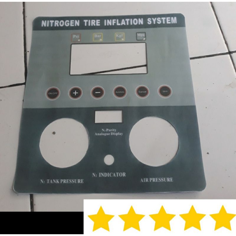 Jual stiker setiker layar panel mesin nitrogen motorcycle ban motor ...