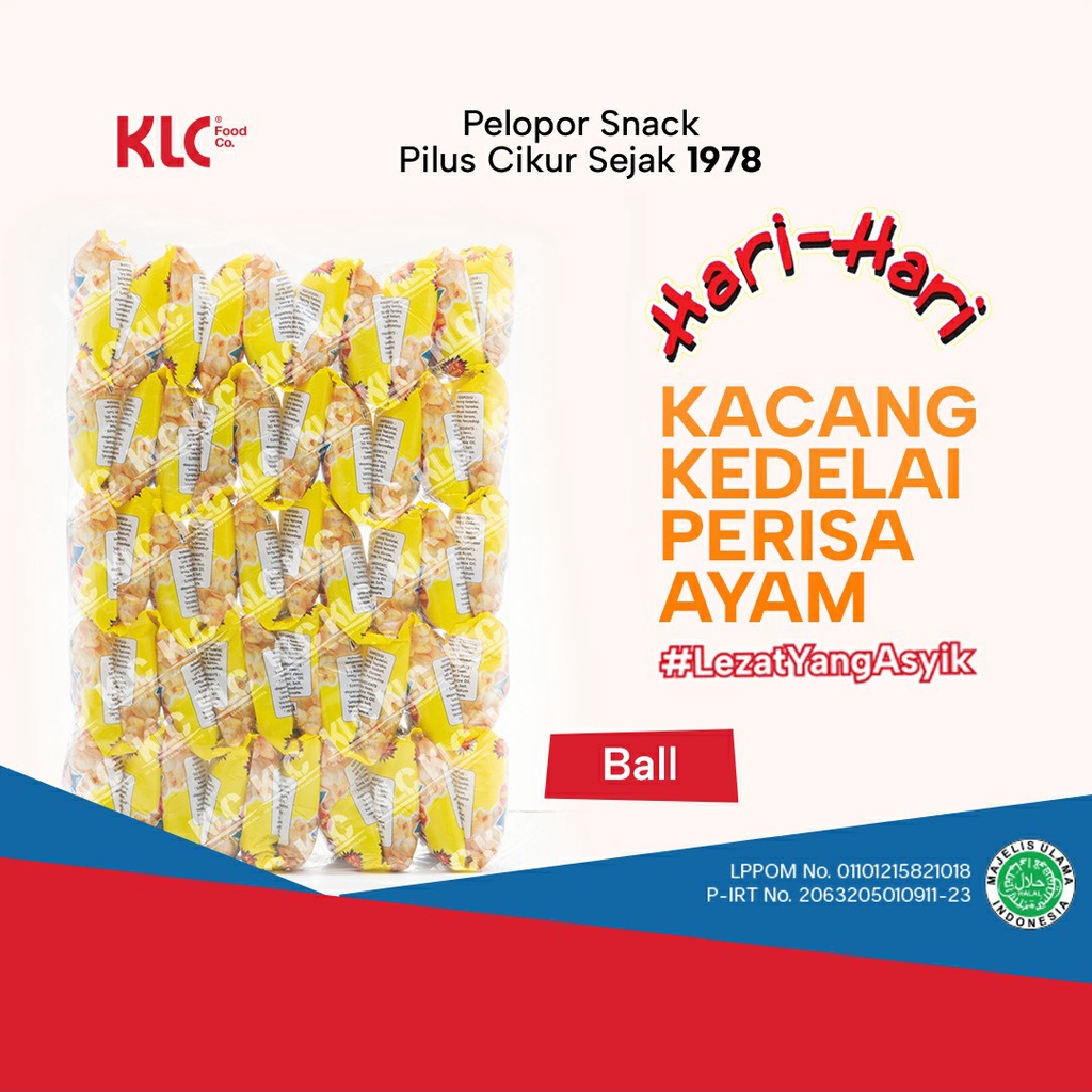 Jual Pilus / Sukro Kacang Kedelai Ball Hari-Hari Isi 50pcs Snack ...