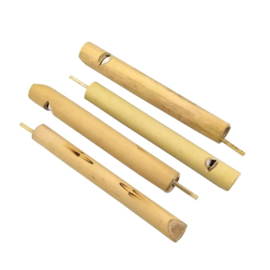 Jual suling bambu mainan anak suara burung/Peluit Bambu Suara Burung ...