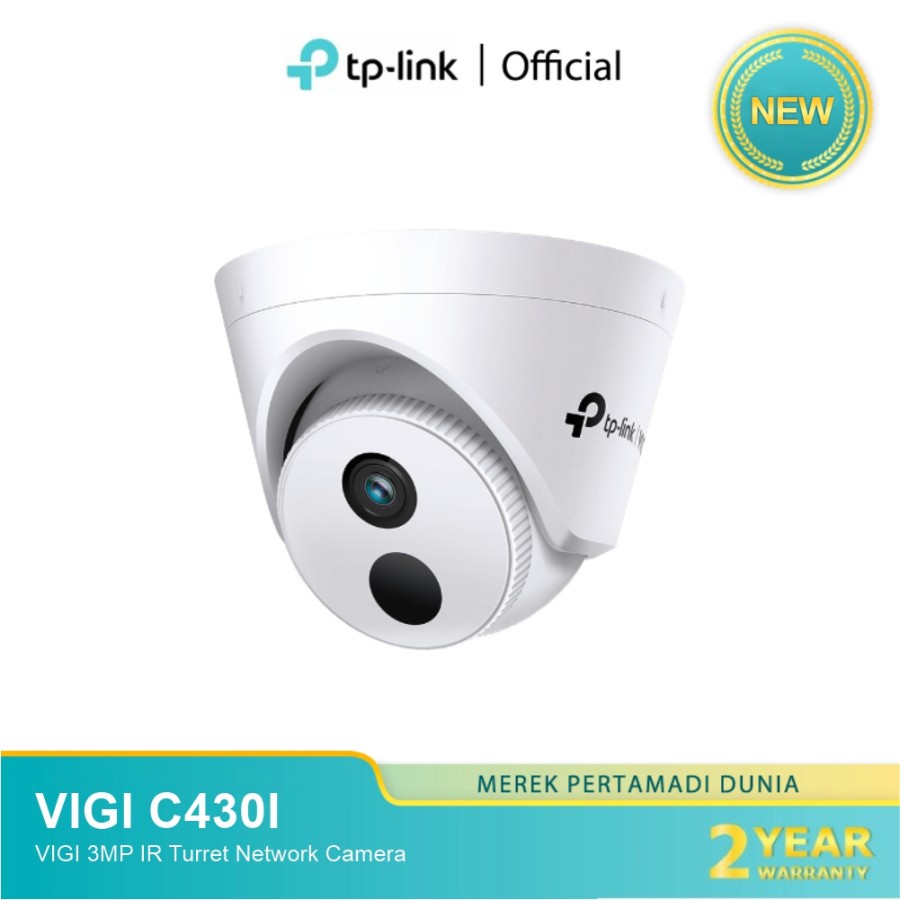 Jual Tp-Link CCTV Security VIGI C430I VIGI 3MP IR Turret Network Camera ...