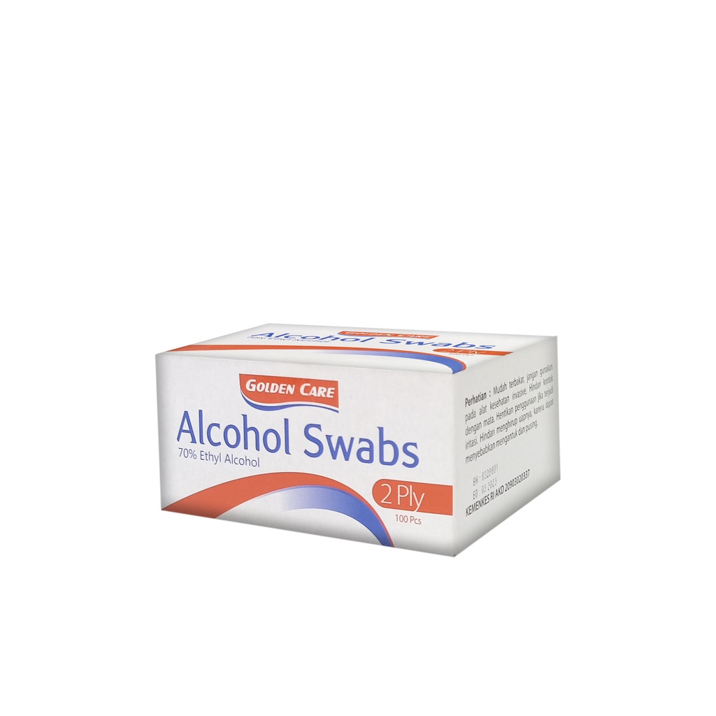 Jual Tissue Alkohol Swab GOLDEN CARE 2 PLY | Shopee Indonesia