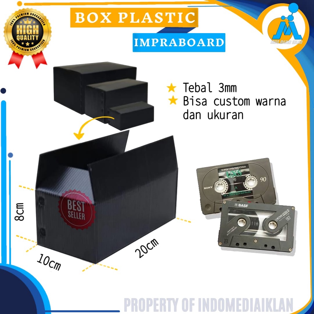 Jual Box Impraboard / box packing plastik anti air / kardus plastik ...