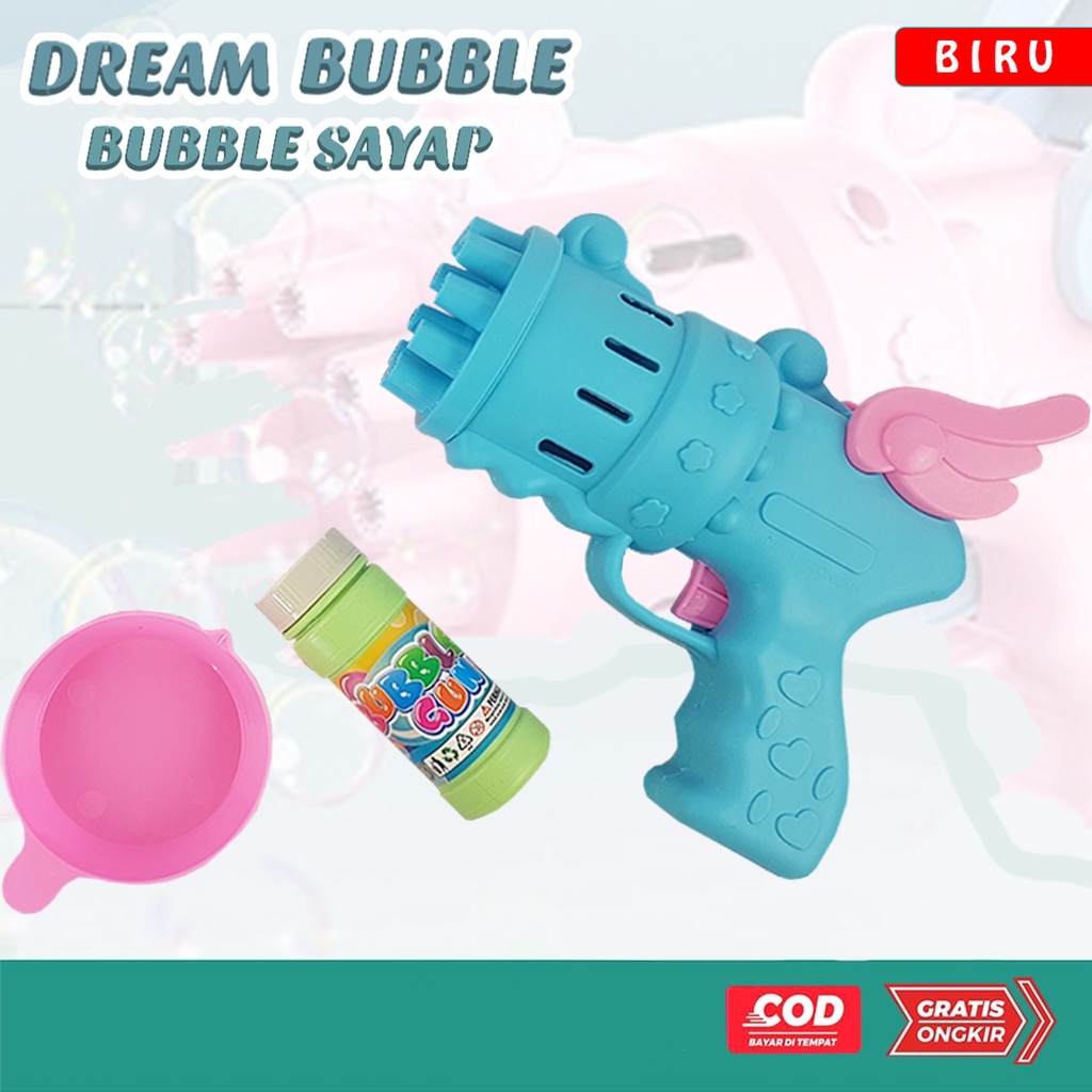 Jual Mainan Dream BubbleGun / Tembakan Balon Gatling Anak Elektrik / Mainan Bubble Angel SH677 ...