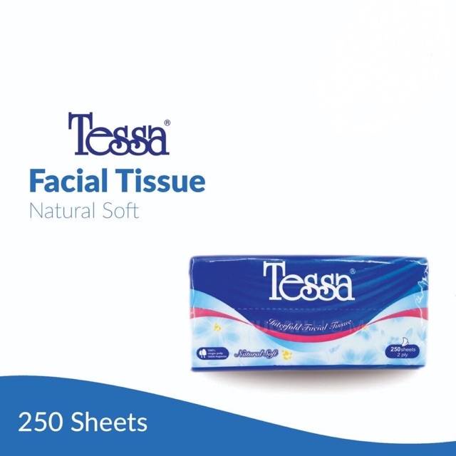 Jual Tissue / Tisu Tessa Natural Soft - 250 Sheets 2Ply | Shopee Indonesia