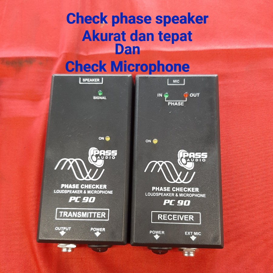 Jual ALAT TES PHASE CHACKER plus CEK MICROPHONE PASS AUDIO PC90/ pass ...