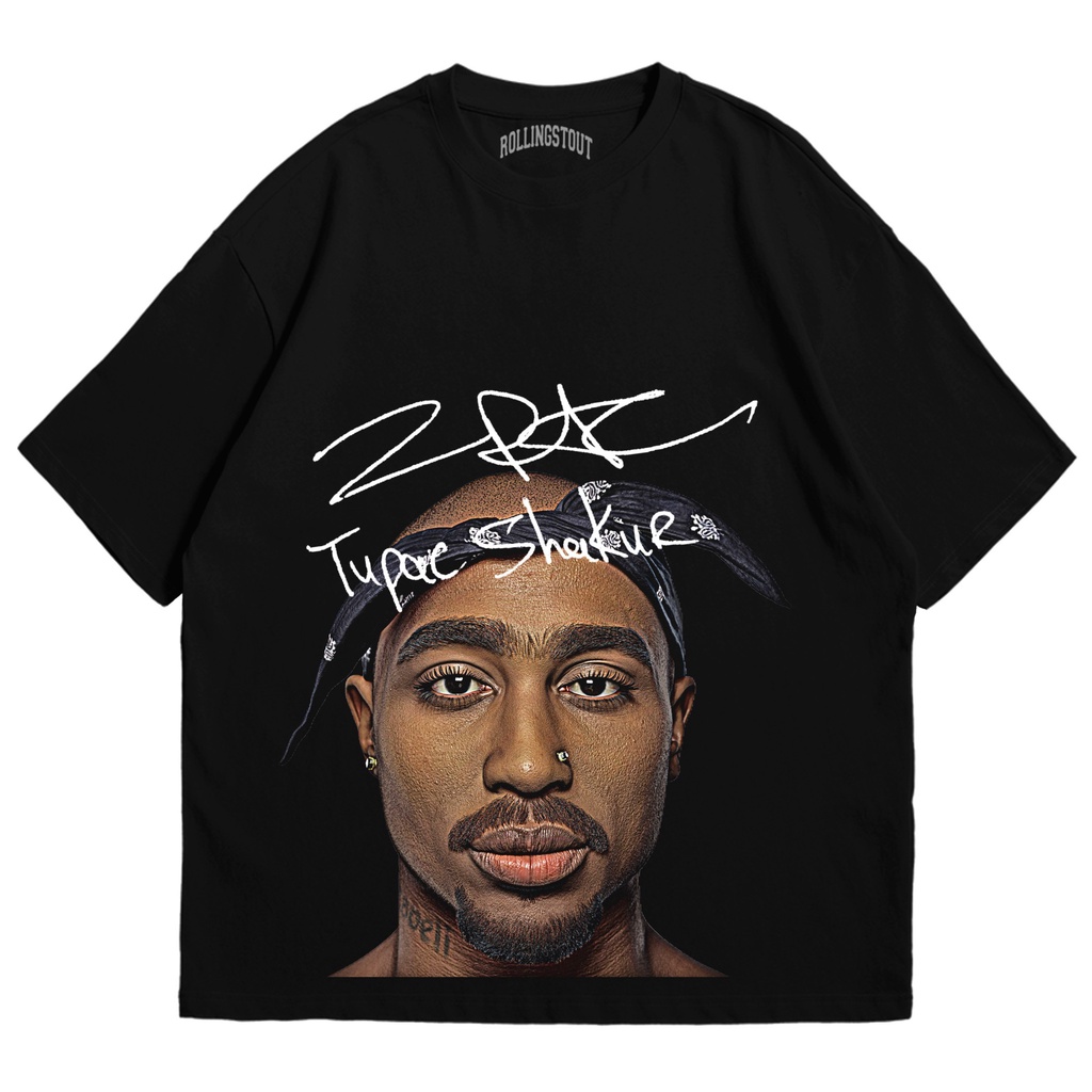 Jual Rollingstout - Tupac Shakur | KAOS BAND | BAJU MUSIK METAL ROCK ...