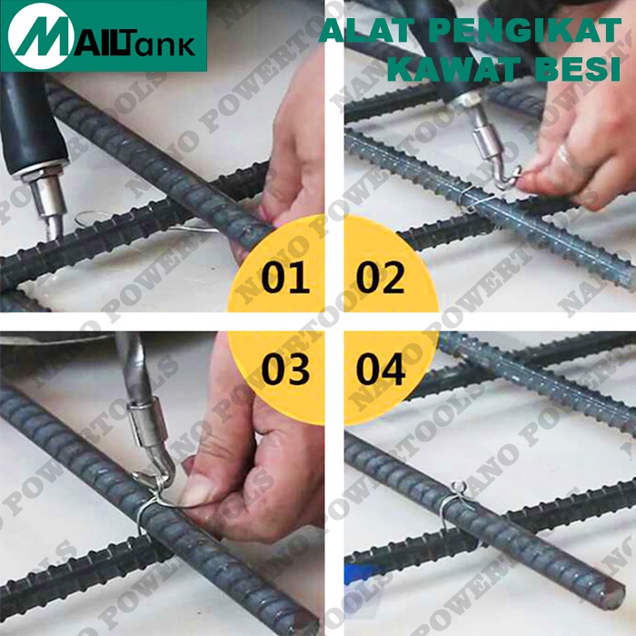Jual MAILTANK SH124 rebar hook wire twister alat pelintir ikat kawat ...