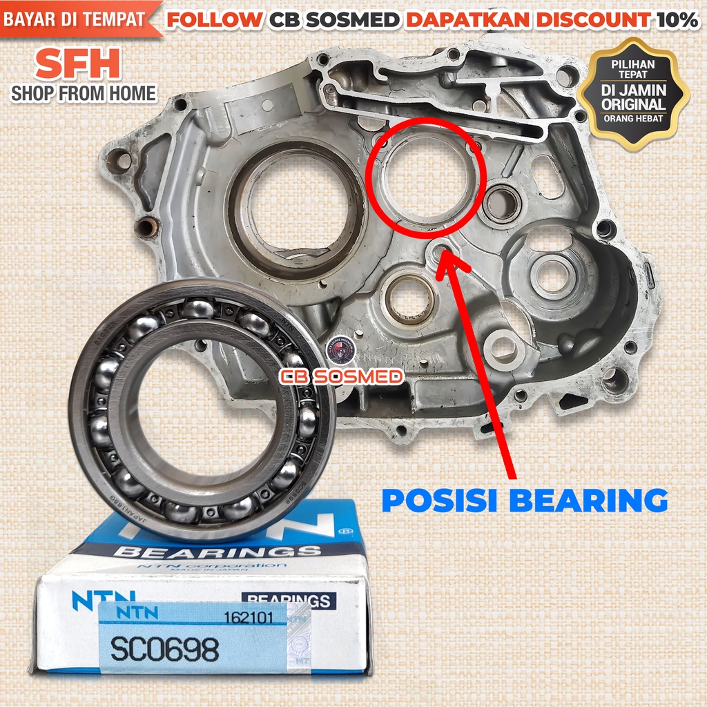 Jual Paket Bearing Mesin Megapro Lama Fullset Laher Mesin MP Hiu Full Set Laker Needle Bearing ...