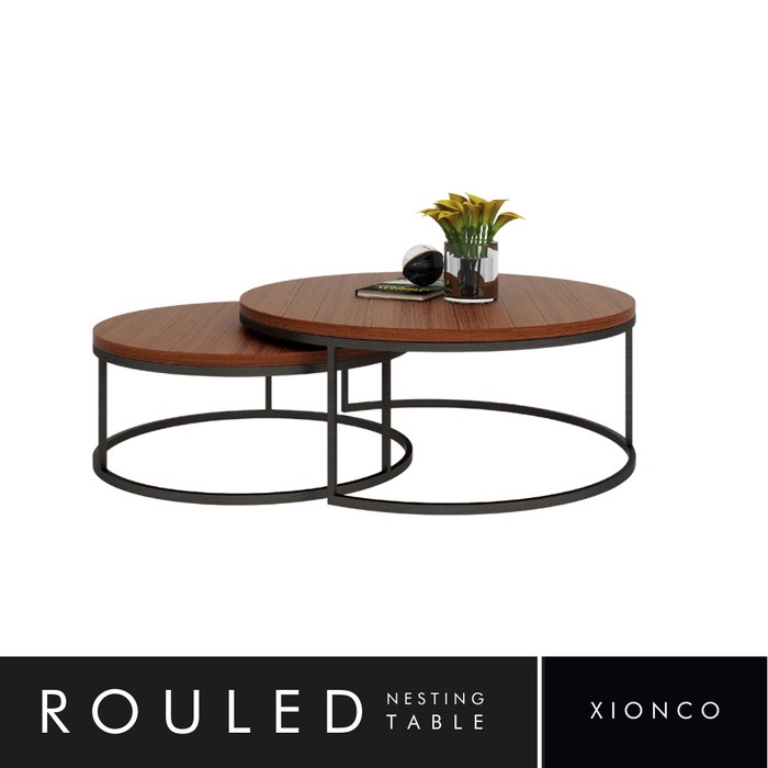 Jual Meja Rouled - Nested Coffee Table / Meja Tamu Tumpuk Minimalis Xionco | Shopee Indonesia