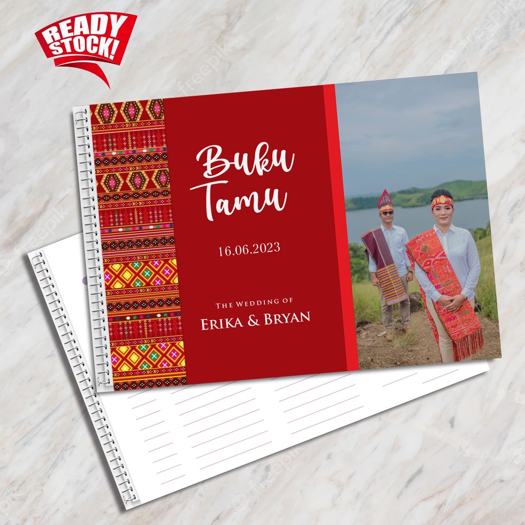 Jual Buku Tamu Pernikahan CUSTOM / wedding Guest Book / wedding book ...