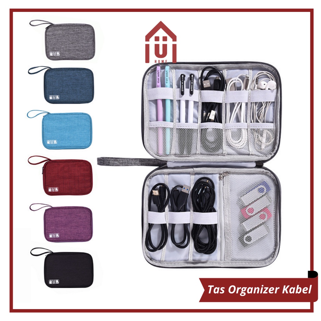 Jual UNISO - TAS KABEL TRAVEL GADGET WATERPROOF ORGANIZER POUCH CHARGER ...