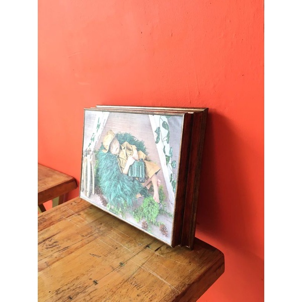 Jual Cetak photo semi canvas + Block Frame Exclusive' UK. A4 21x30cm ...