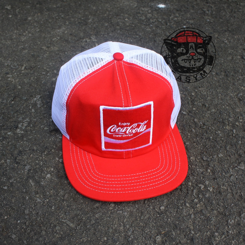 Jual Coca Cola Vintage Mesh Trucker Cap | Shopee Indonesia