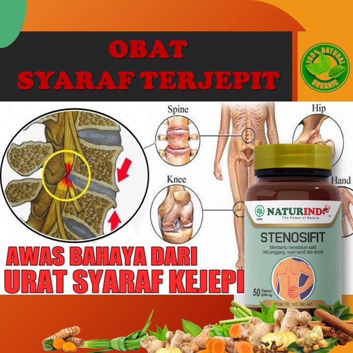 Jual Obat Saraf Kejepit Saraf Pinggang Saraf Skiatik Encok Nyeri Otot ...