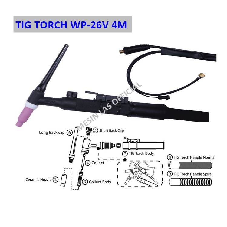 Jual Tig Torch WP-26V Panjang 4 Meter | Shopee Indonesia