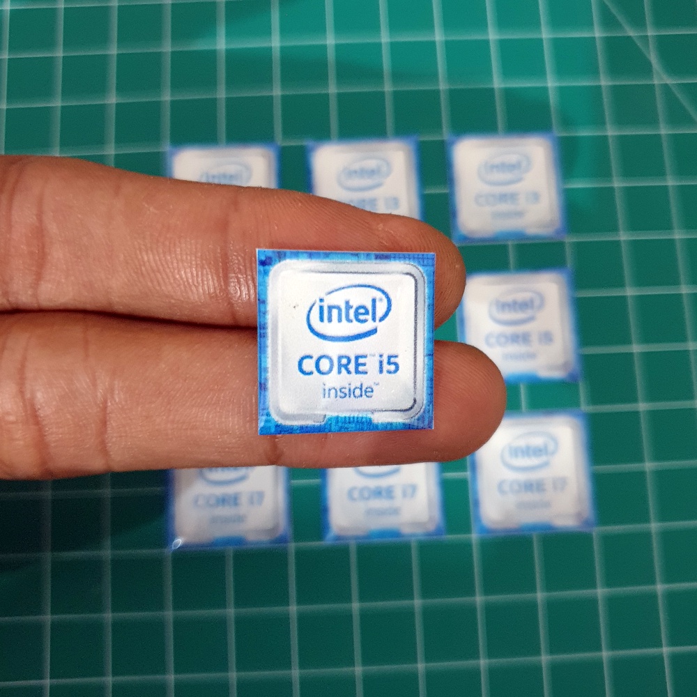 Jual Stiker Timbul Emblem intel Core i3 i5 i7 Gen 6 | Shopee Indonesia