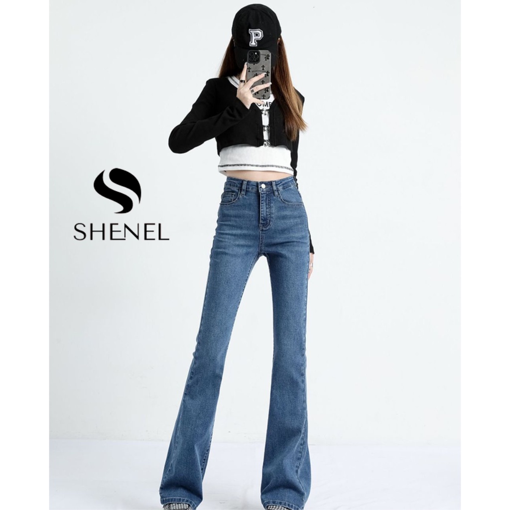 Jual Shenel | Celana Jeans 213 Cutbray Corla Jeans High Waist Jeans ...