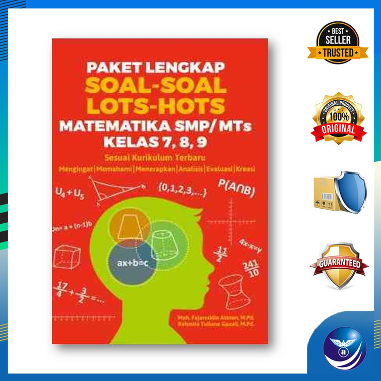 Jual Paket Lengkap Soal-Soal LOTS-HOTS Matematika SMP/MTs Kelas 7, 8, 9 ...