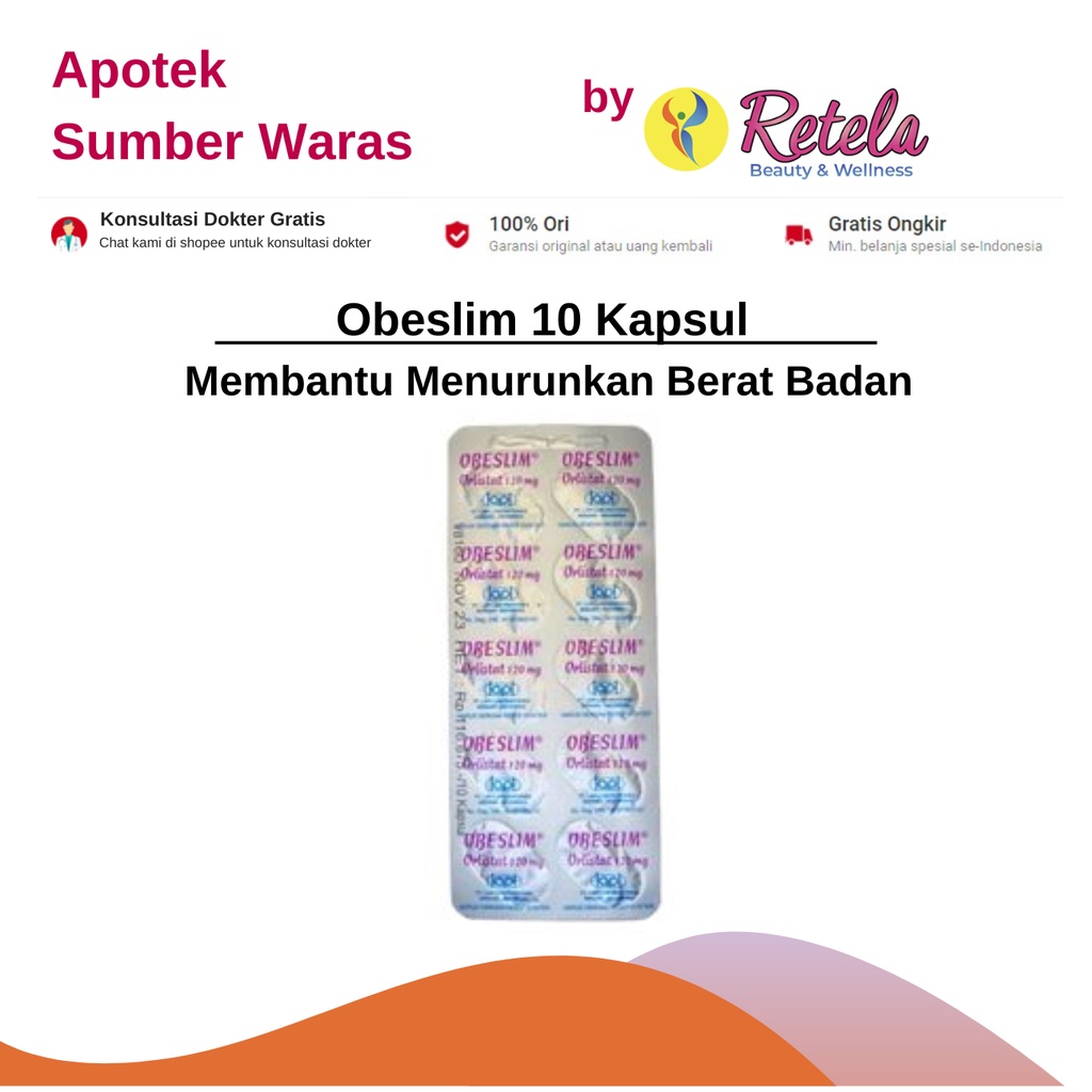 Jual OBESLIM 120MG1 STRIP 10 CAPSUL | Shopee Indonesia