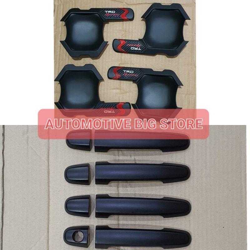 Jual Paket Cover handle + outer mangkok Toyota Fortuner Lama New Grand 2008 - 2014 Model TRD ...
