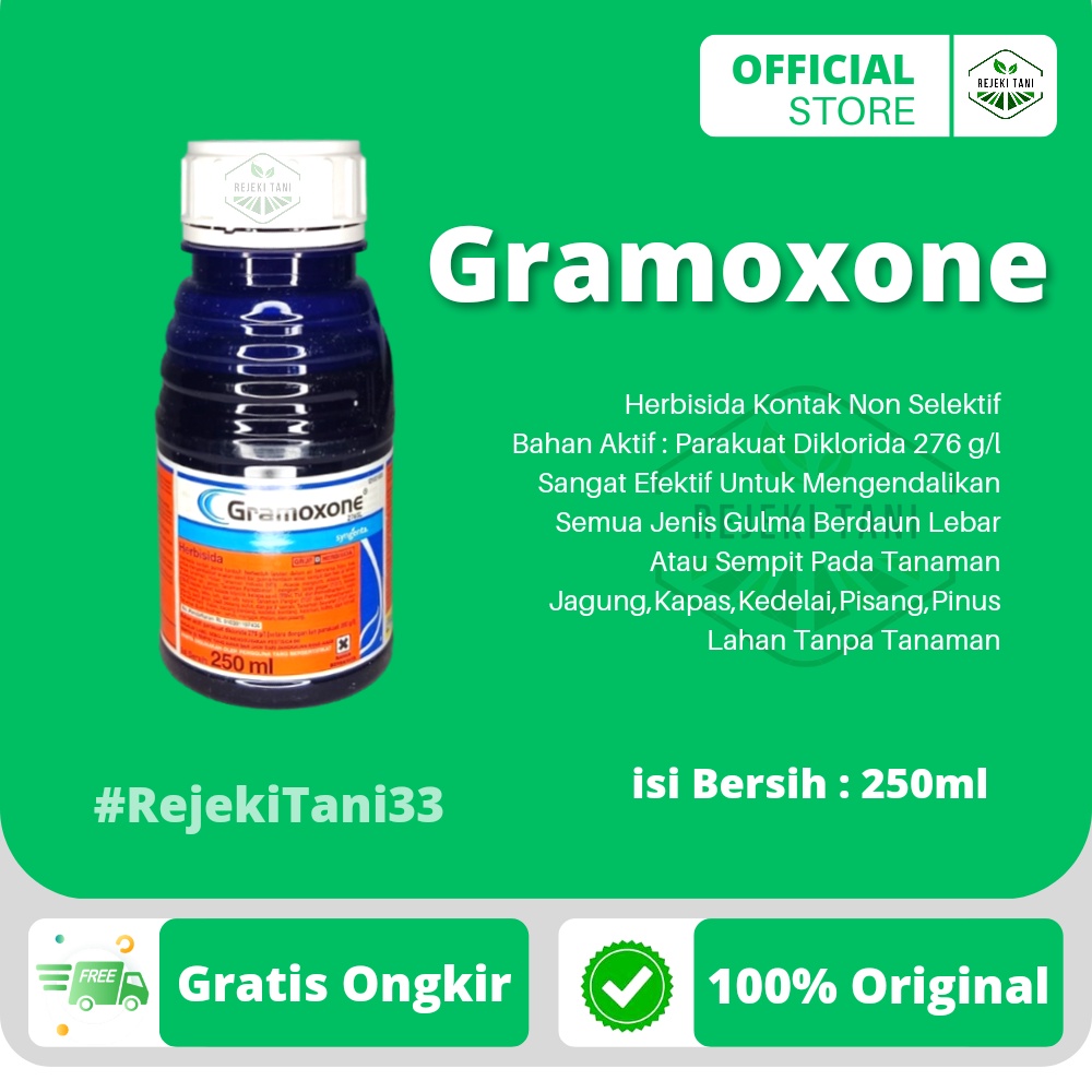 Jual Herbisida GRAMOXONE 276SL 250ml Syngenta Racun Kontak Non Selektif ...