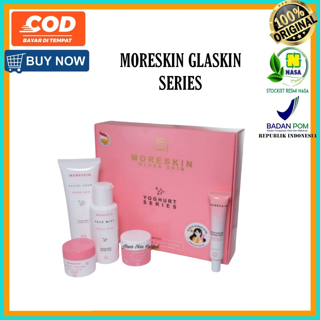 Jual Moreskin Glas Skin/Paket Glaskin/pencerah Wajah | Shopee Indonesia