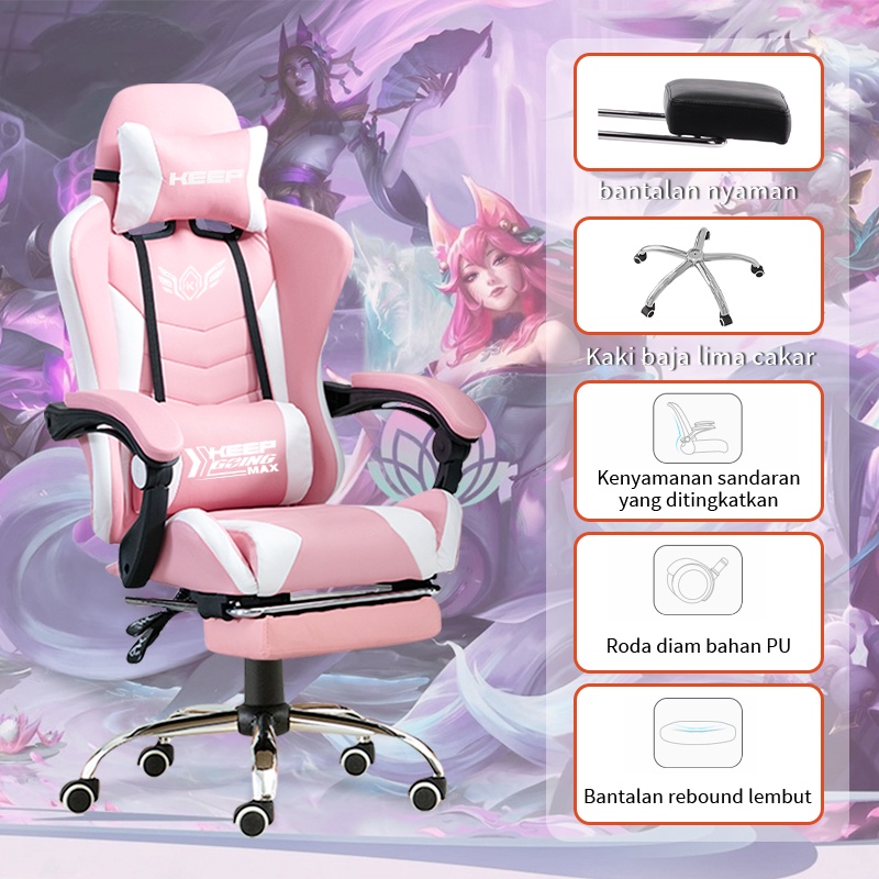 Jual Keep Going Max- Kursi Gaming/ Gaming Chair / Kursi Santai Kursi ...