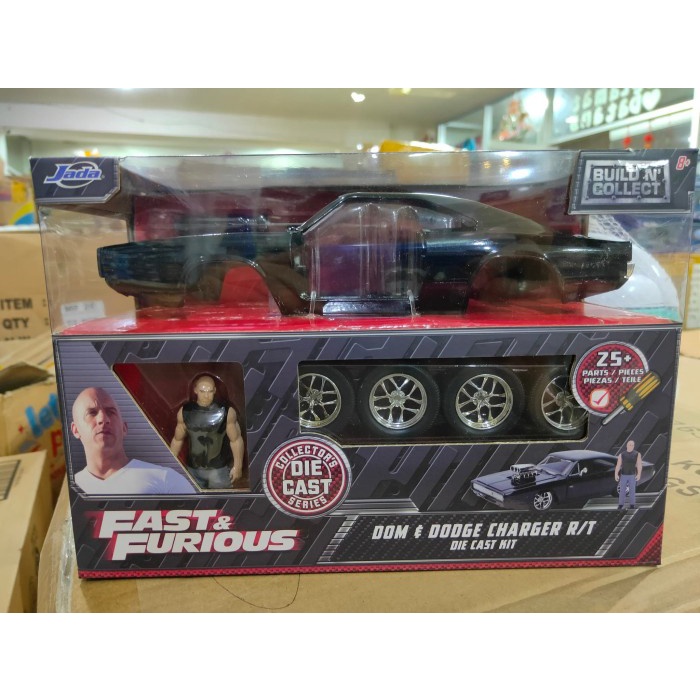 Jual Jada Fast Furious Dom And Dodge Charger R/T Die Cast Kit 1:24 ...