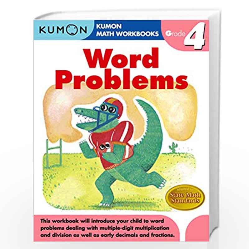 Jual buku kumon grade 4 math workbook division word problems kelas 4 SD ...