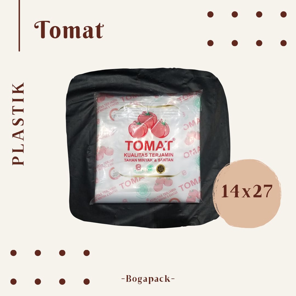 Jual Plastik Tomat 14x27cm / Kantong Plastik PE Tomat / Plastik Santan ...