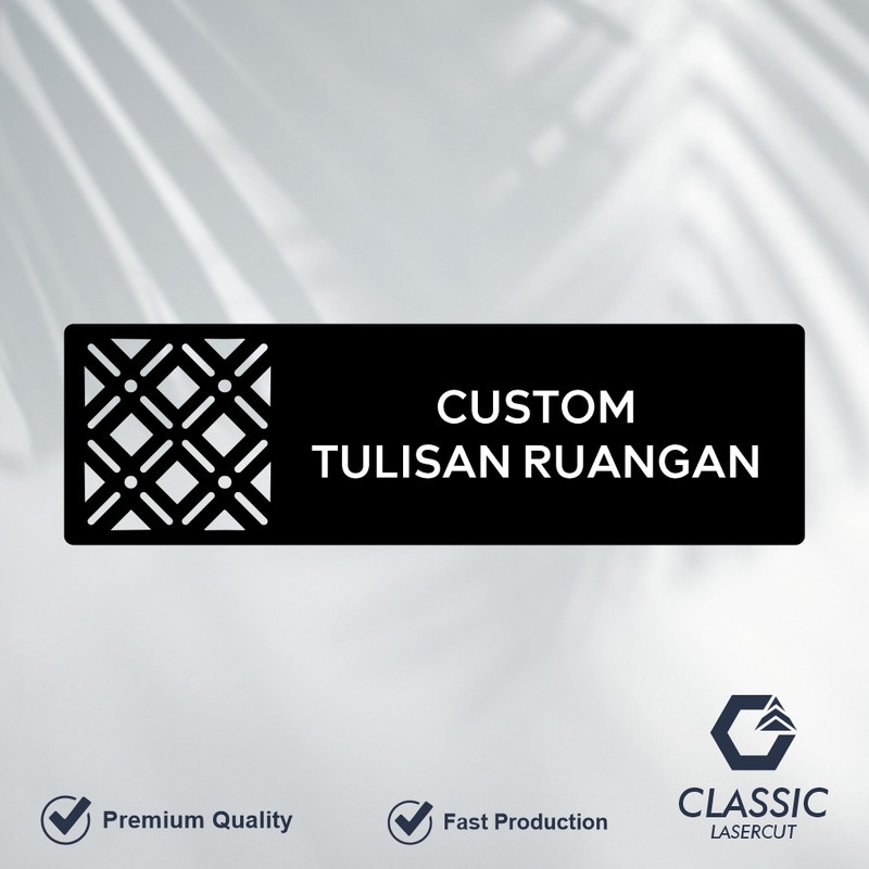 Jual Custom Tulisan Sign Board Akrilik Untuk Kantor / Custom Sign ...