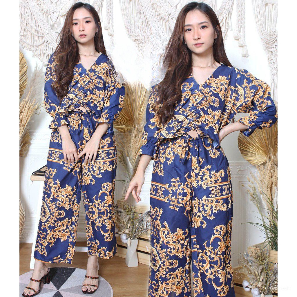 Jual One Set Homewear Daily Wanita Setelan Celana / Baju Sehari-hari ...