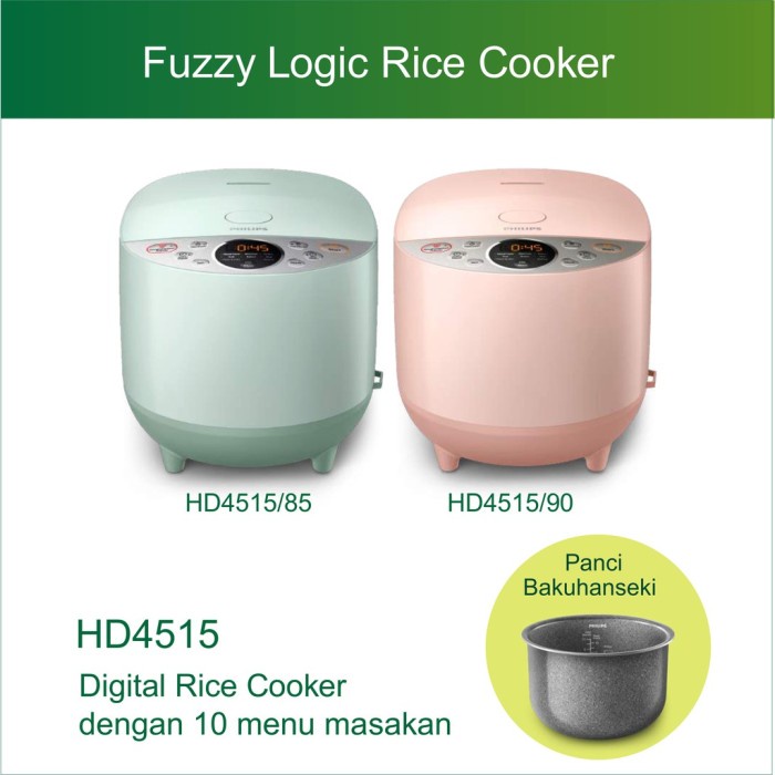 Jual Philips Rice Cooker Digital Hd4515/90 1,8 L | Shopee Indonesia