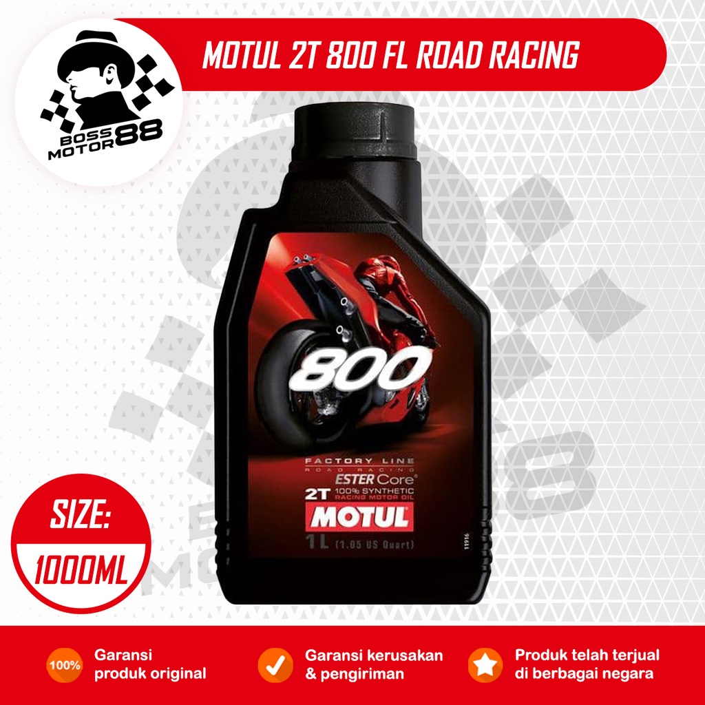 Jual Motul 2T 800 Factory Line Road Racing 1L - Oli Samping Motor 2Tak ...