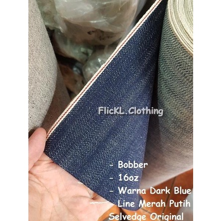 Jual Bahan Kain Selvedge Bobber 16Oz Bekaro Bratatex Jeans Denim Lokal ...