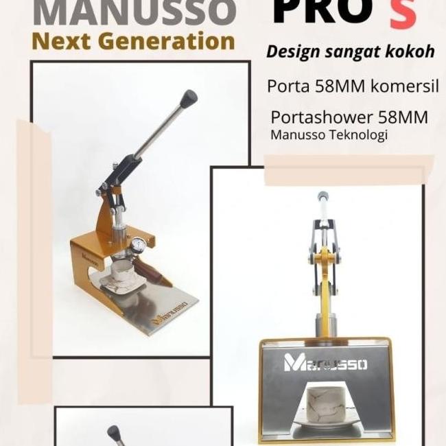 Jual Mesin Kopi Espresso Manusso Pro-S Next Generation Smoothie.Misely ...