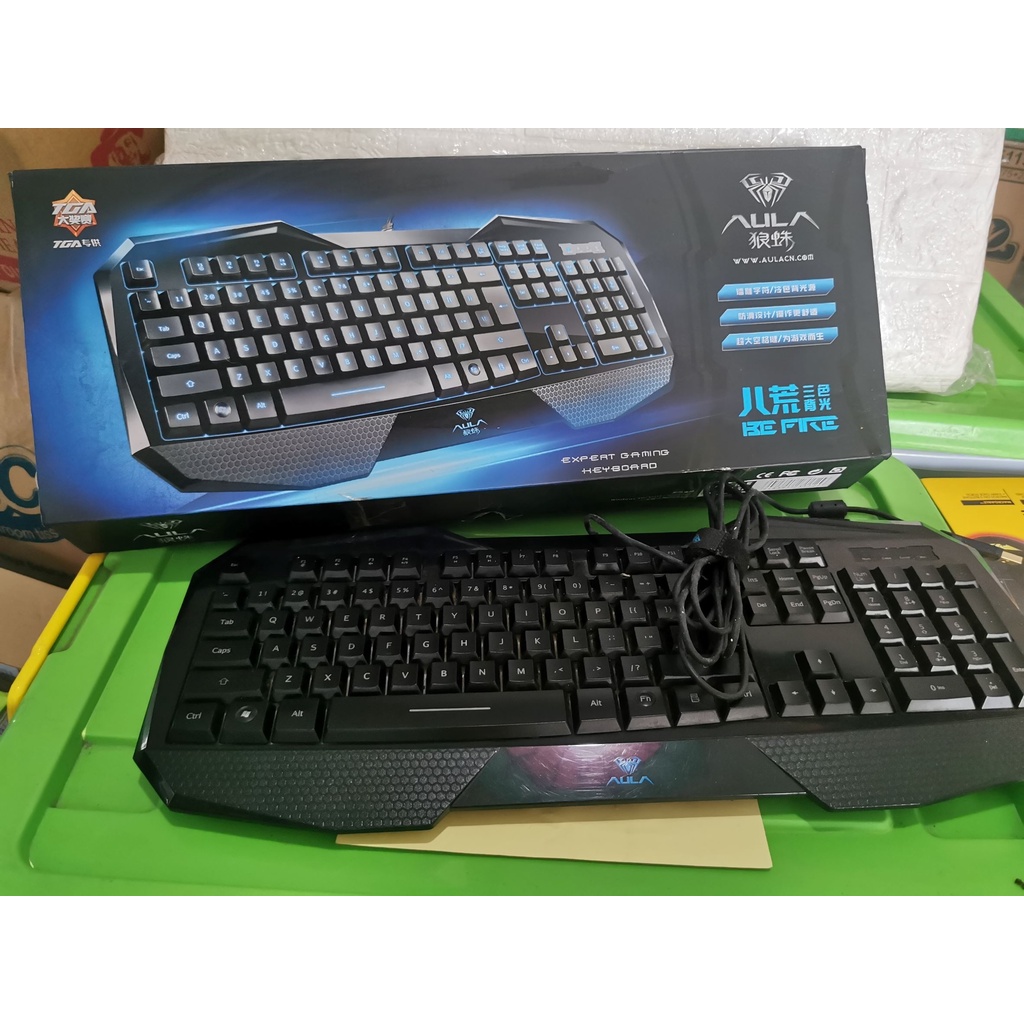 Jual Aula Befire LED Backlit Gaming Keyboard (3 Colorways) | Shopee Indonesia