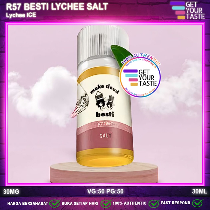 Jual Liquid R57 Besti Lychee Salt Nic 30ML Saltnic Pods by Hero57 ...