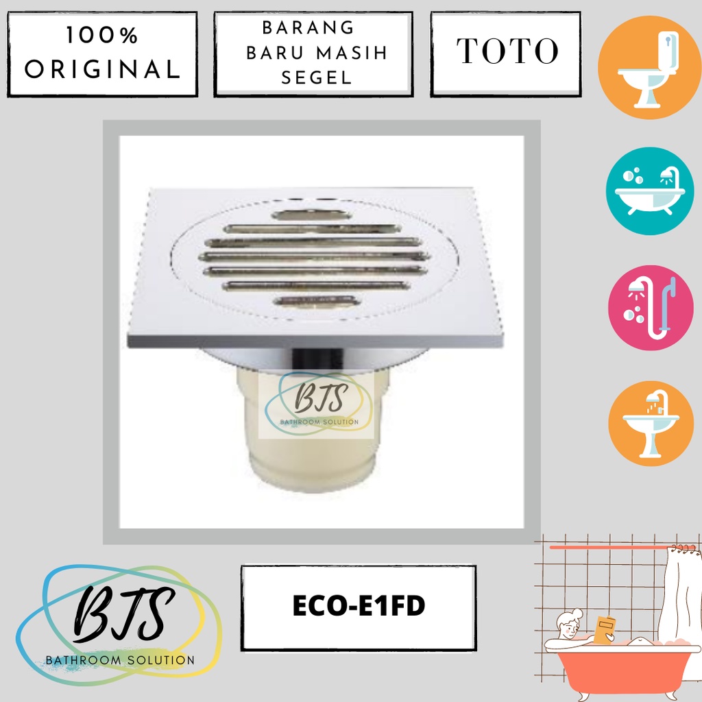 Jual floor drain toto ECO-E1FD / ECO - E1FD / ECO-E1FD | Shopee Indonesia