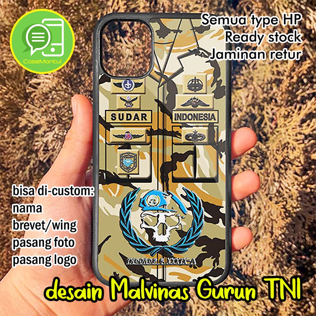 Jual Custom Case Militer Loreng gurun Kontingen Garuda Pasukan PBB ...