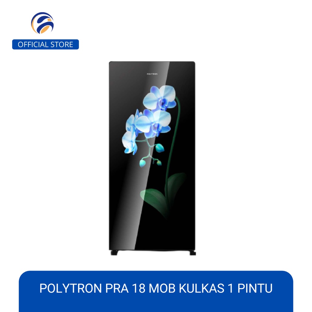 Jual Polytron PRA 18 MOB/MOW/MTR Kulkas 1 Pintu Kapasitas 180 Liter ...