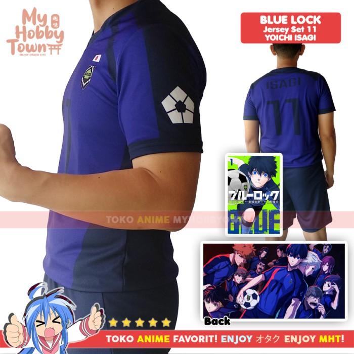 Jual Kostum Jersey Blue Lock No. 11 Yoichi Isagi Anime Cosplay | Shopee ...