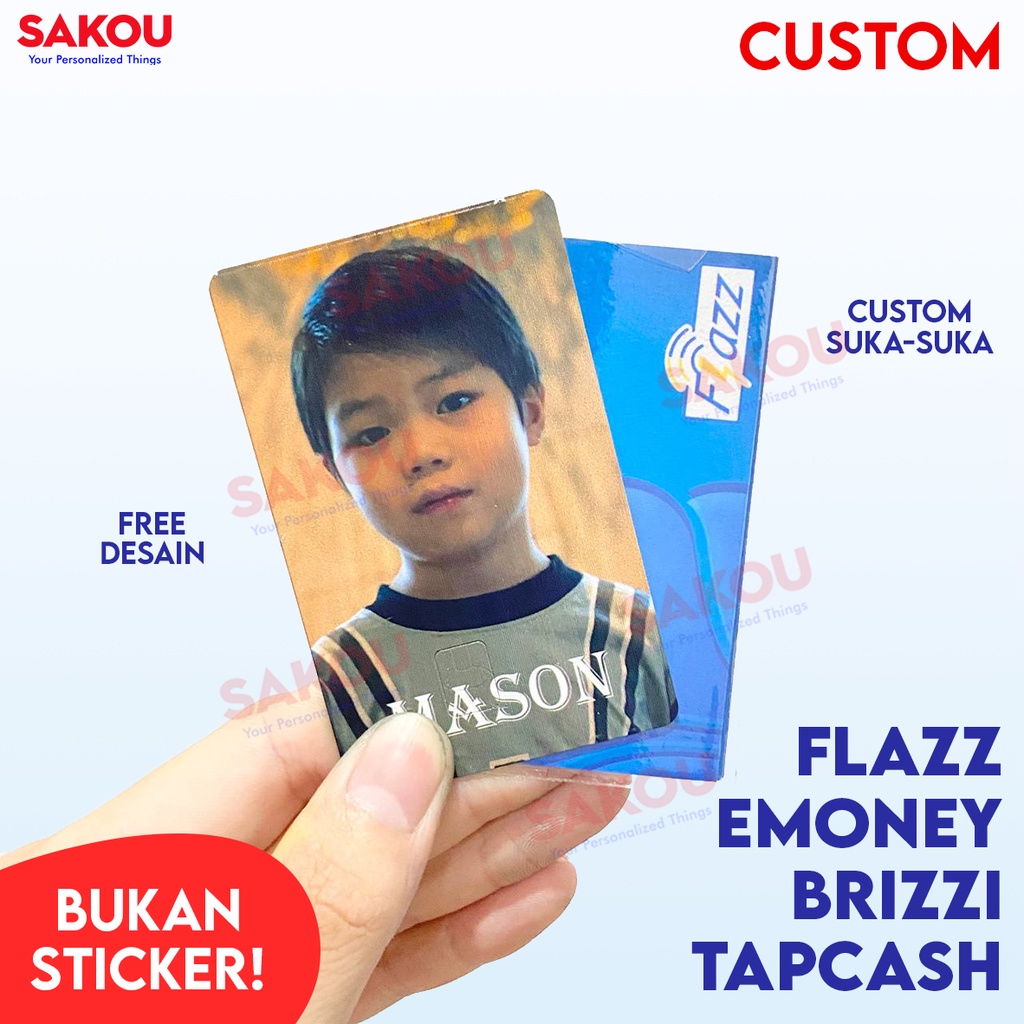 Jual Kartu Flaz Custom Emoney Custom Brizzi Tapcash | Shopee Indonesia