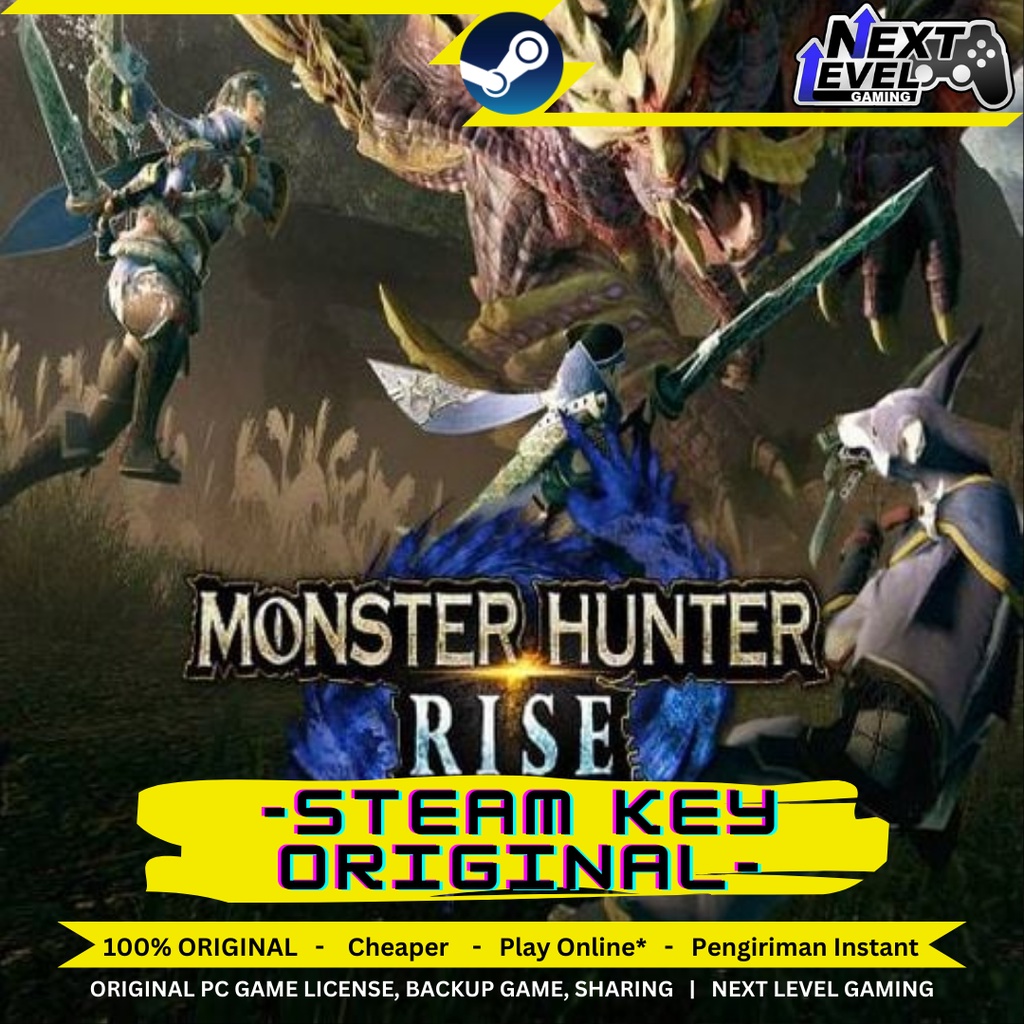 Jual Monster Hunter Rise Sunbreak PC GAME ORIGINAL [ CD-Key ] | Shopee ...