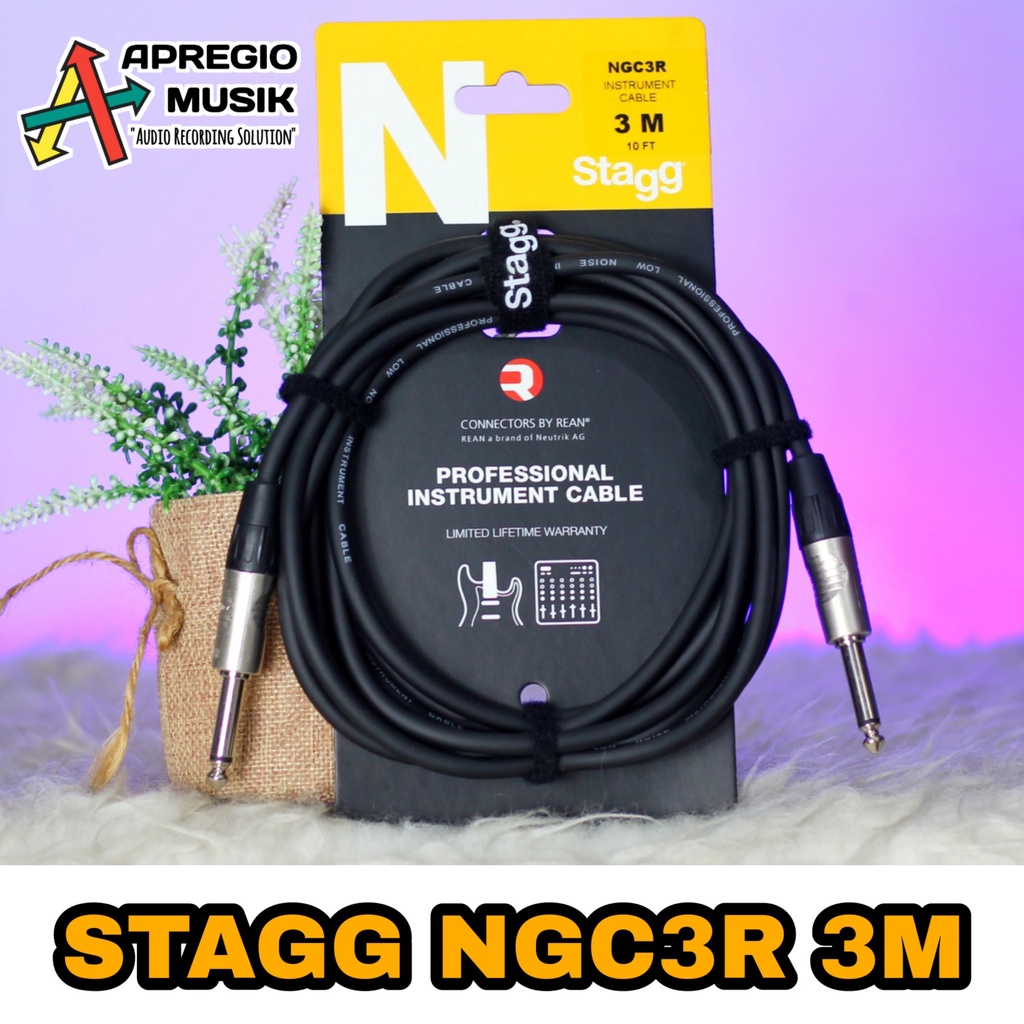 Jual kabel Instrument Low Noise Stagg NGC Series 5m 10m 3m ORIGINAL ...