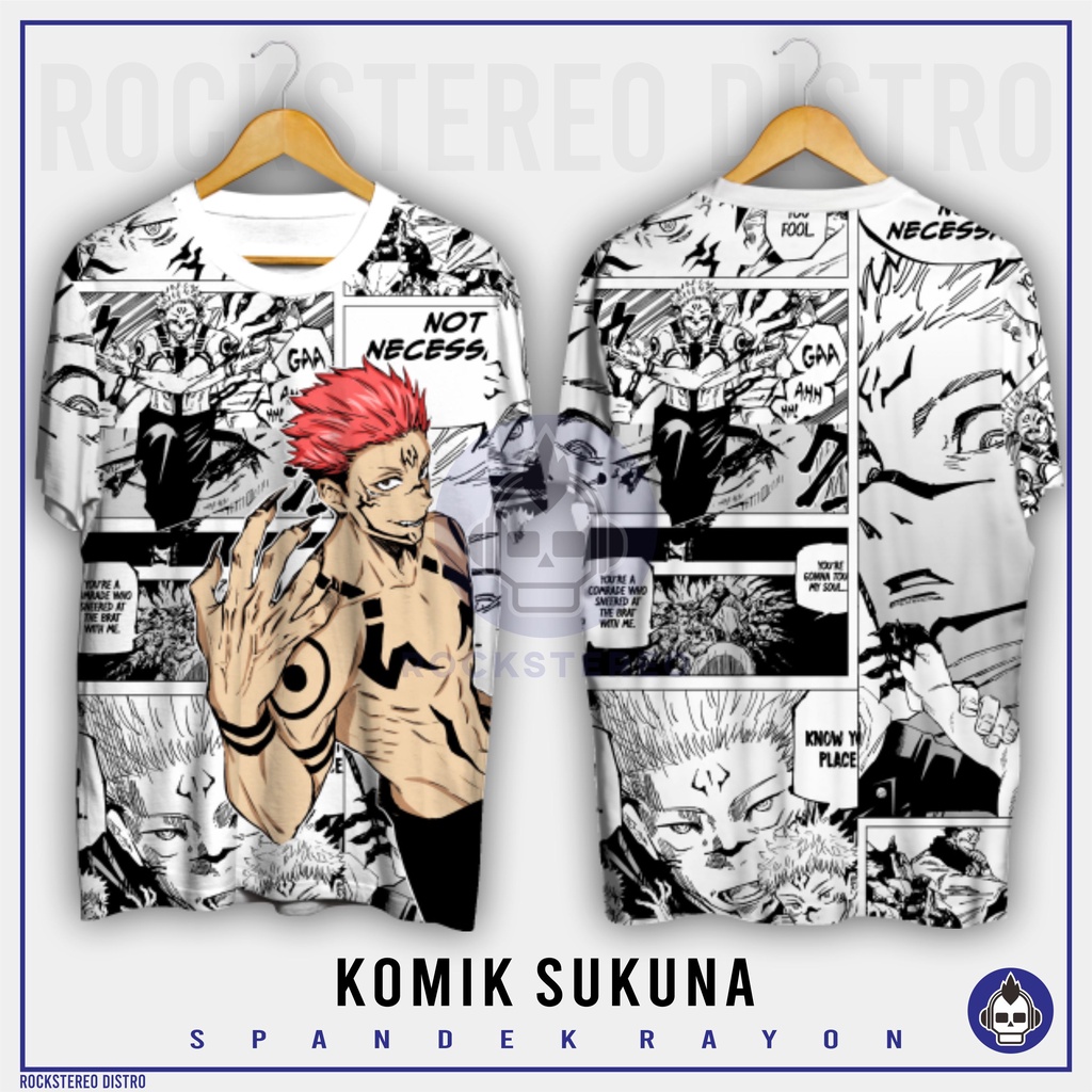 Jual KAOS DISTRO ANIME FULLPRINT - [ JUJUTSU KAISEN / GOJO / YUJI ...