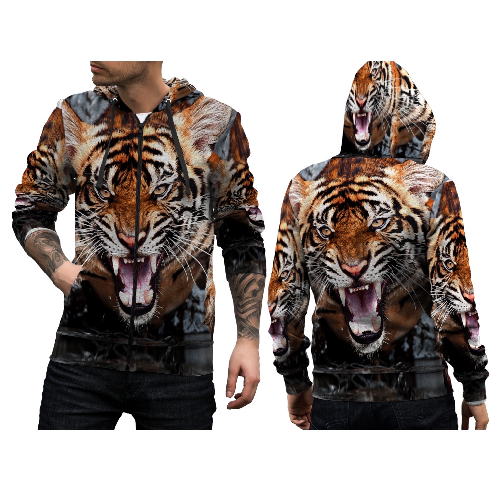 Jual Jaket Harimau / Jaket Macan / jaket Tiger / Jaket Custom Keren ...
