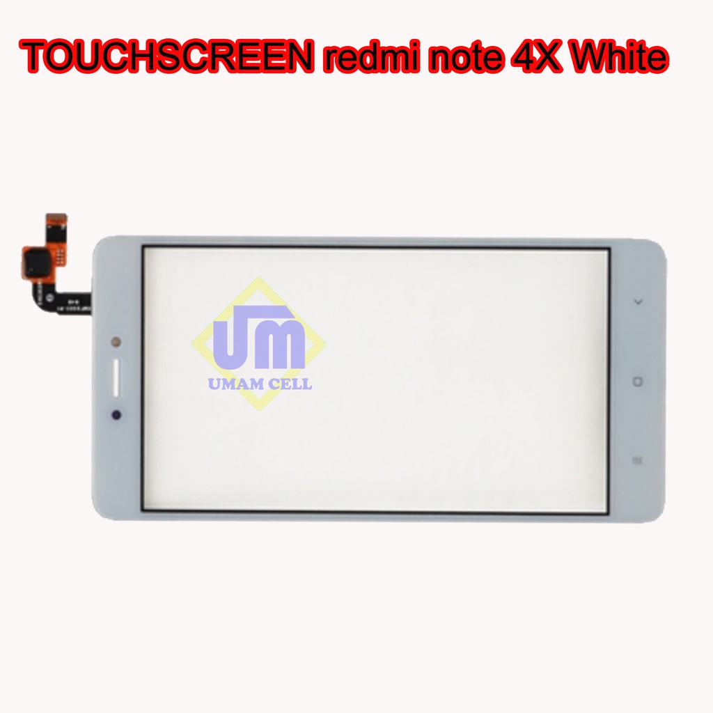 Jual TOUCHSCREEN TS XIAOMI REDMI NOTE 4X / NOTE 4 SNAPDRAGON PUTIH ...