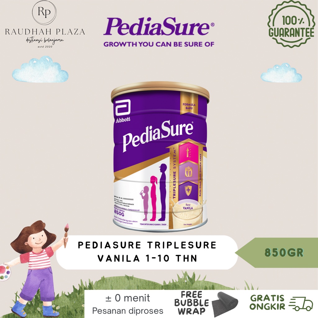 Jual Pediasure Triplesure Complete Pediacomplete Vanila Madu Susu Formula Pertumbuhan Anak 850gr ...