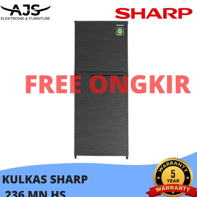 Jual KULKAS 2 PINTU SHARP SJ-236 MN-HS NO FROST & LOW WATT | Shopee ...